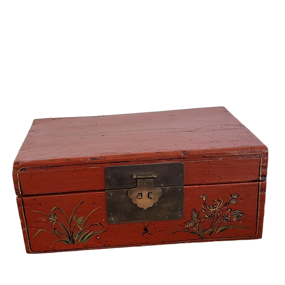 Vintage | Accents | Antique Chinese Wood Box | Poshmark